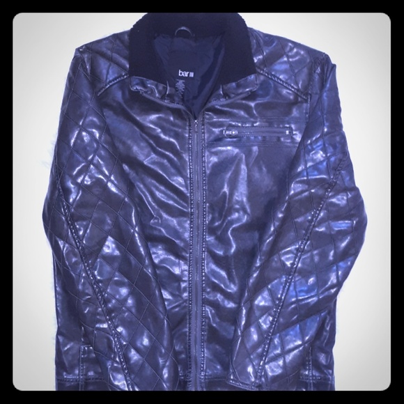Bar III | Jackets & Coats | Mens Bar Iii Faux Leather Jacket | Poshmark